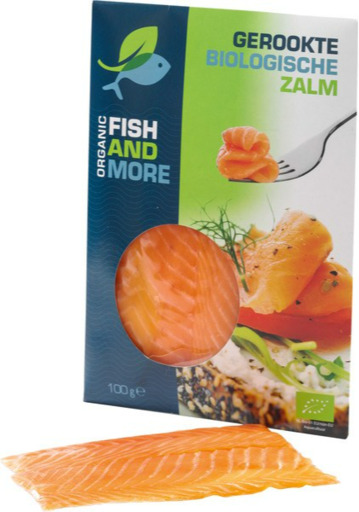Gerookte zalm Fish and More 100 gram BIO - Biowinkel Hart voor aarde NL ...