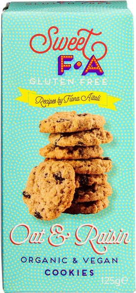 Glutenvrije oat raisin cookies Sweet FA 125 gram BIO - Biowinkel Hart ...