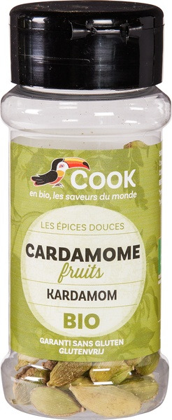 Kardemom heel Cook 25 gram BIO - Biowinkel Hart voor aarde NL-BIO-01
