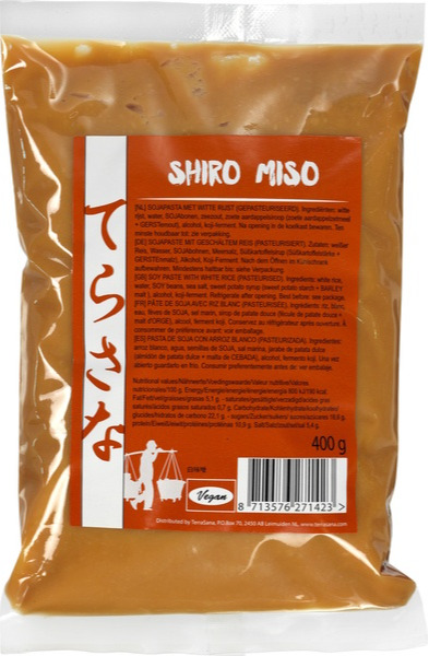 Shiro Miso (witte rijst) TerraSana 400 gram BIO - Biowinkel Hart voor ...