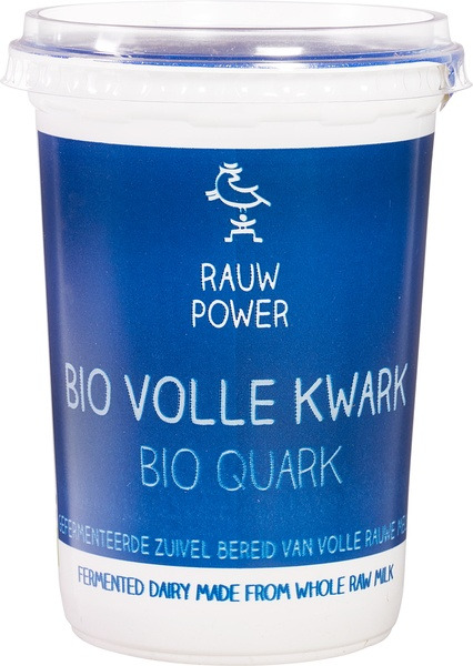 Volle kwark Rauw Power 500 gram BIO - Biowinkel Hart voor aarde NL-BIO-01