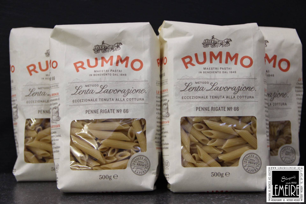 Penne rigate Rummo (500 gr.) - Slagerij Lemeire